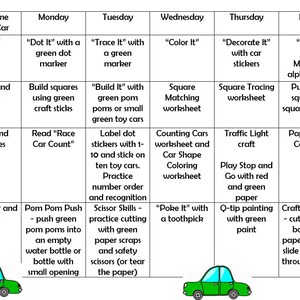 Letters A-F Toddler School Curriculum Bundle Tot School Curriculum ...