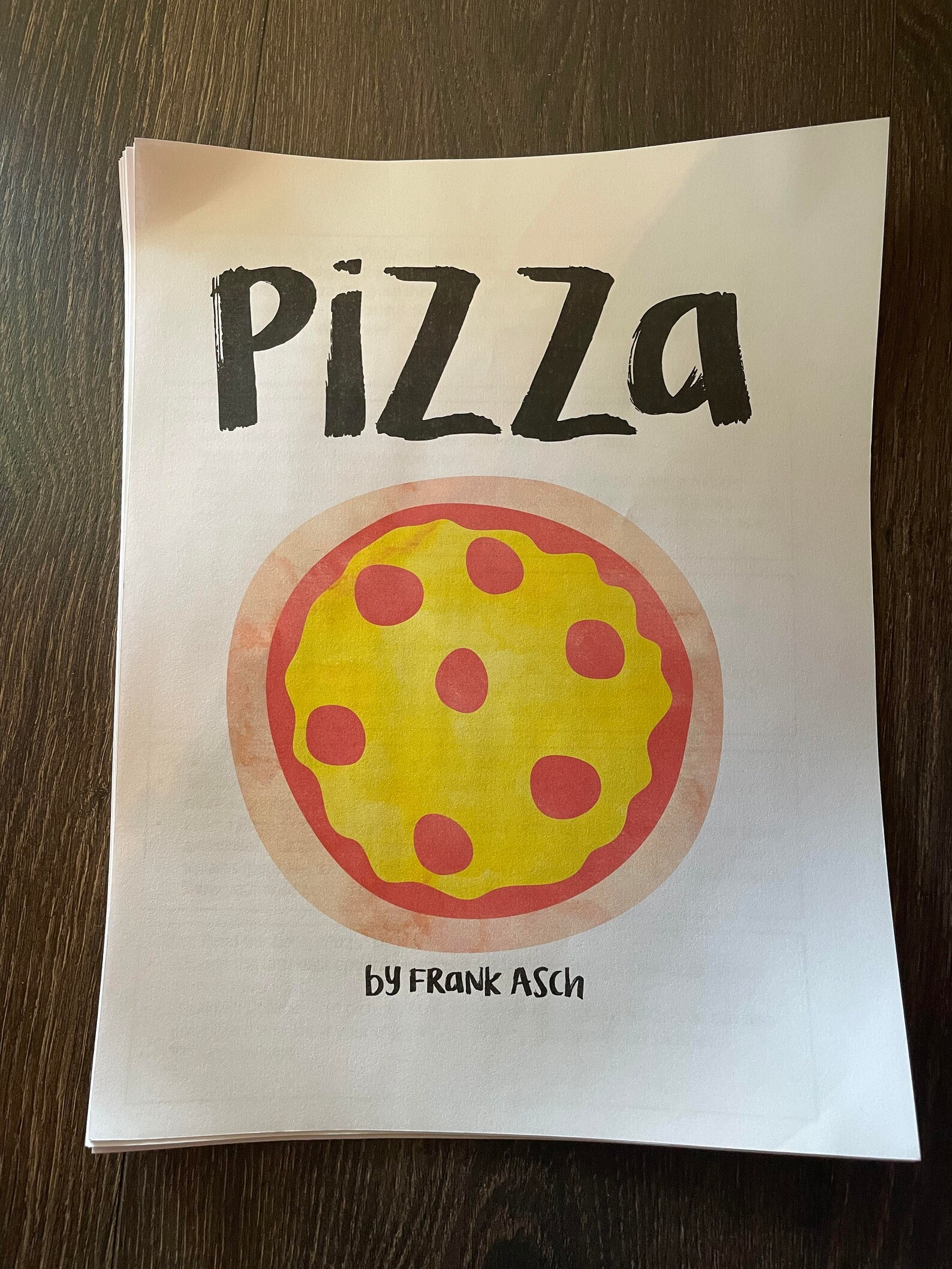 Pizza by Frank Asch Book Companion Letter P Letter of the - Etsy
