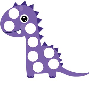 Dinosaur Dot Marker Worksheets - Dinosaur Worksheets - Toddler ...