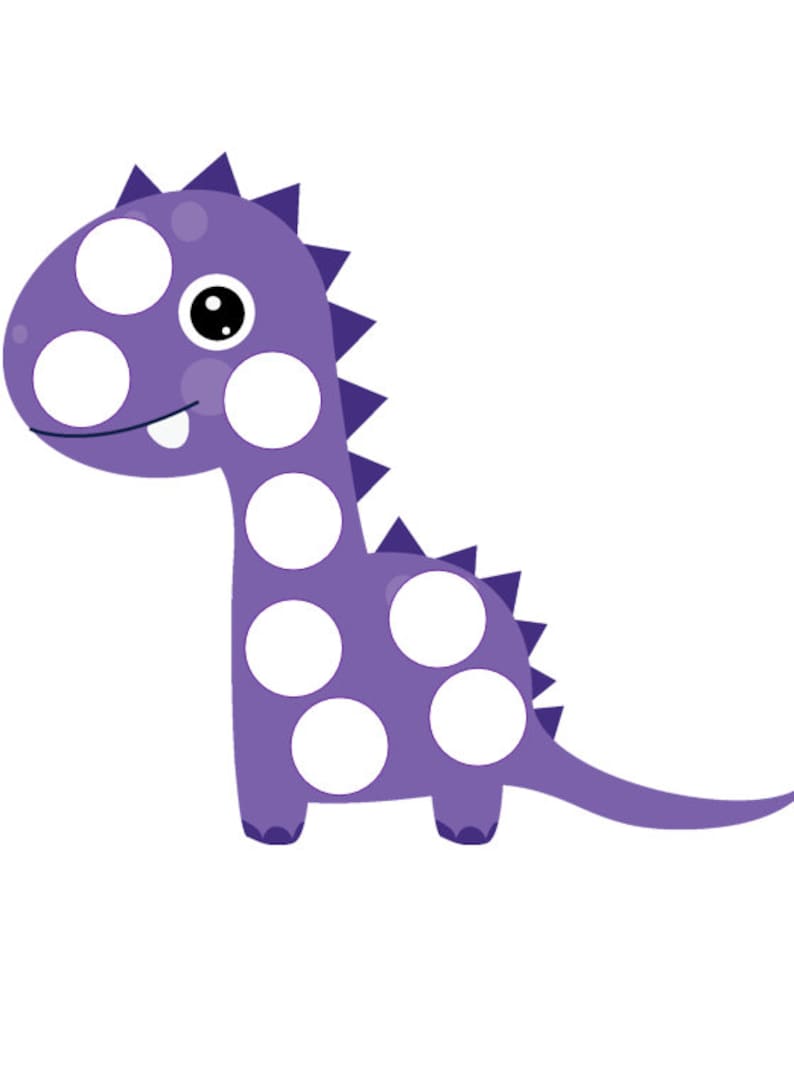 Dinosaur Dot Marker Worksheets - Dinosaur Worksheets - Toddler ...