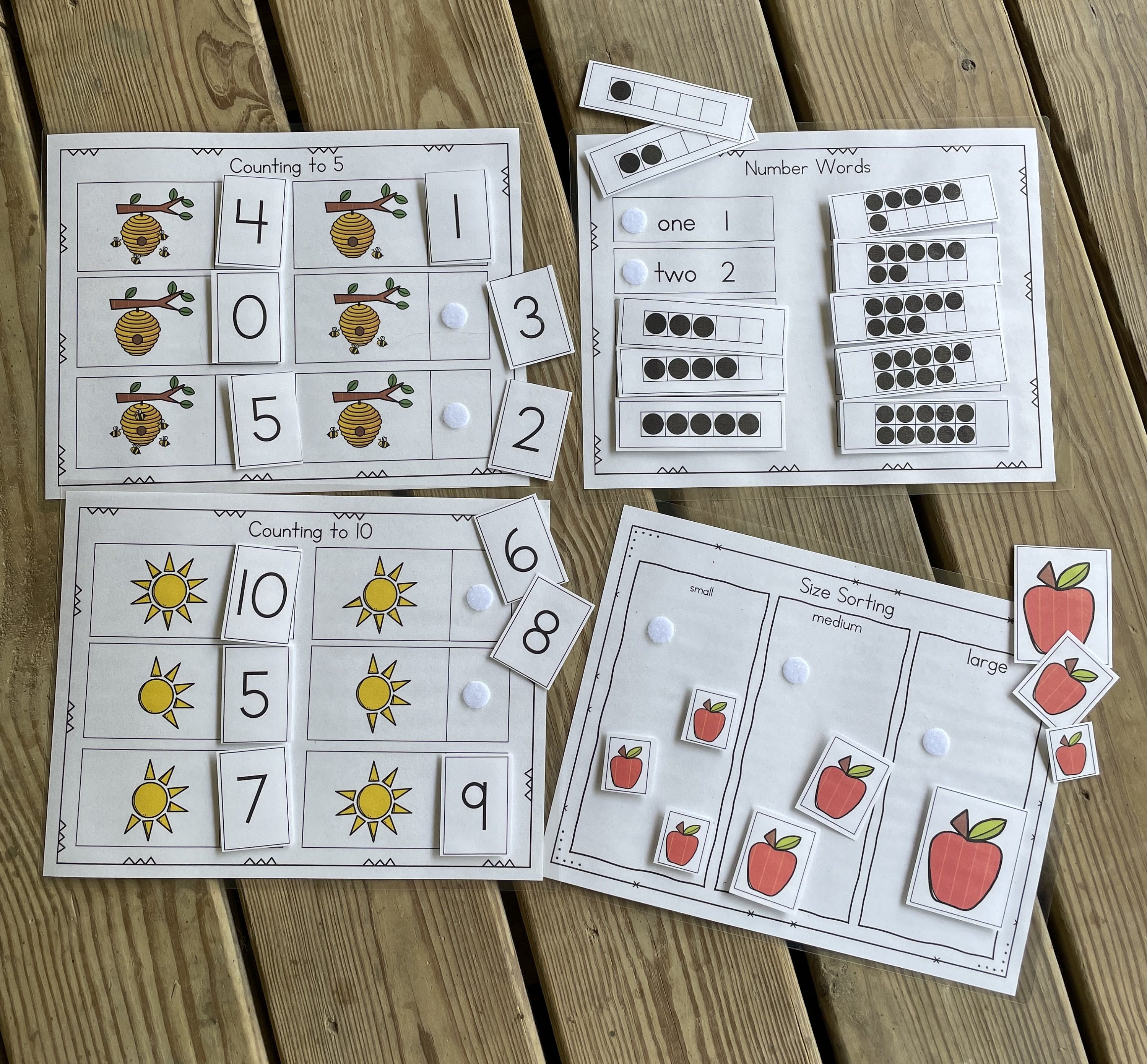 Busy Binder for Preschool Kindergarten Letters Colors Shapes Sorting ...