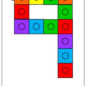 Linking Cube Counting Cards Linking Cube Number Cards Tot School ...