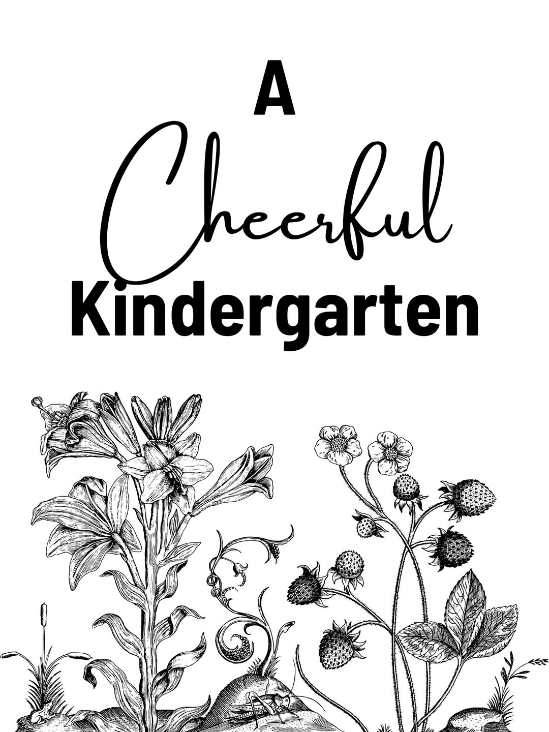 A Cheerful Kindergarten - Homeschool Curriculum Preschool Kindergarten ...