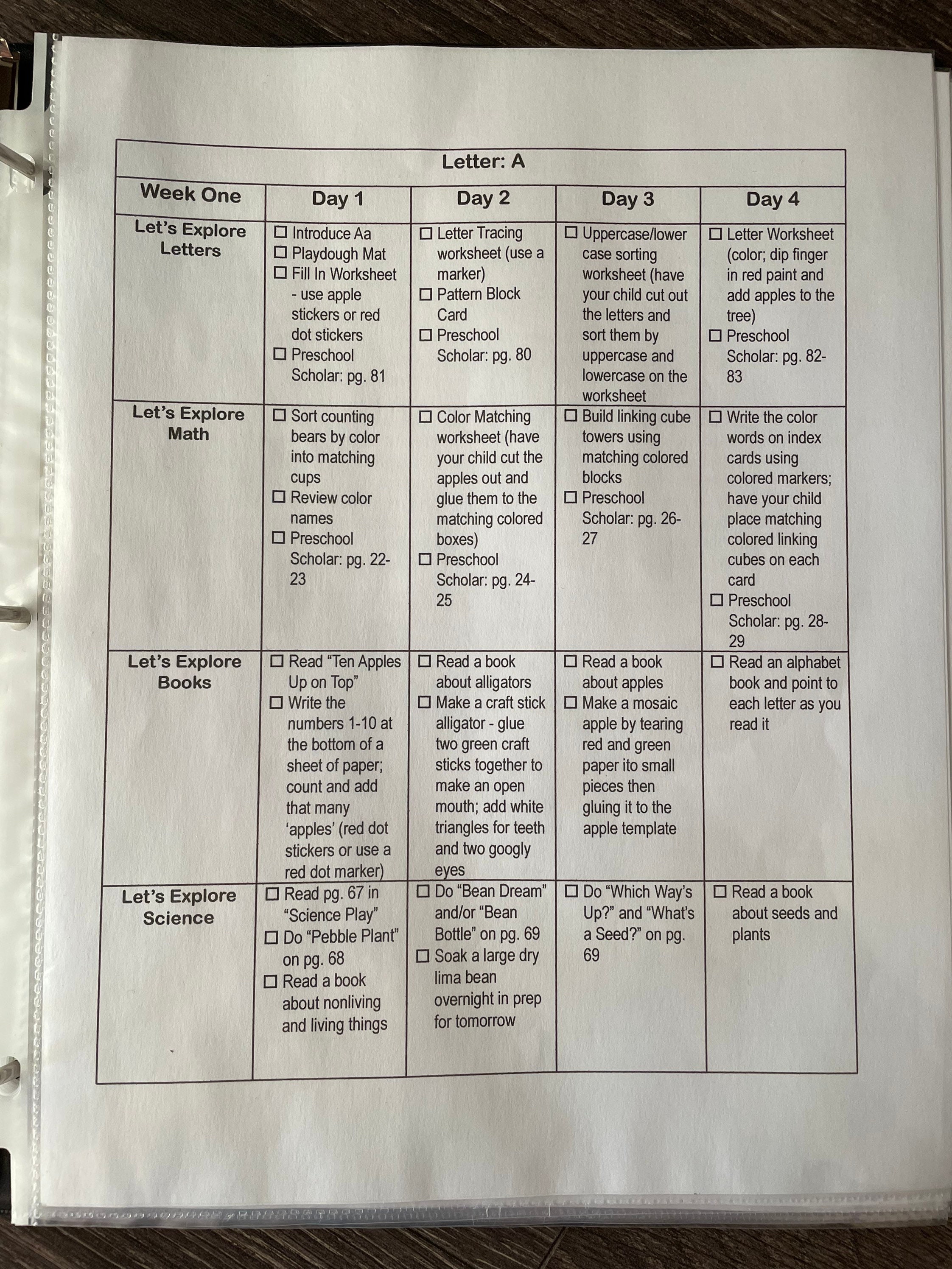 Let's Explore Preschool Curriculum Three Year Old Four Year Old ...