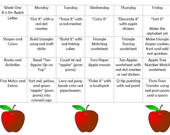 Letters T-Z Toddler Curriculum Bundle Tot School Curriculum Toddler ...