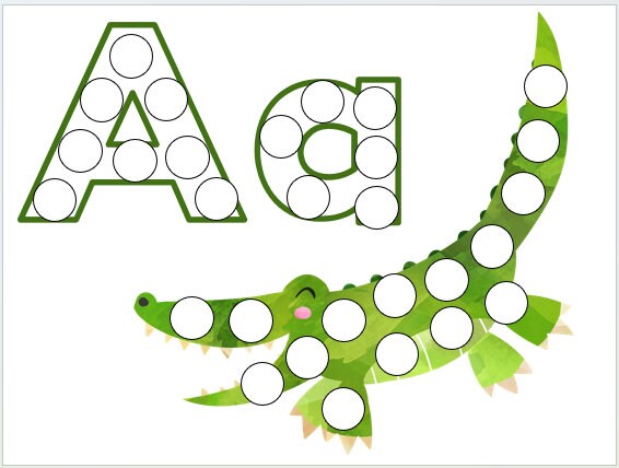 Animal Alphabet Dot Marker Worksheets - Toddler School - Preschool ...