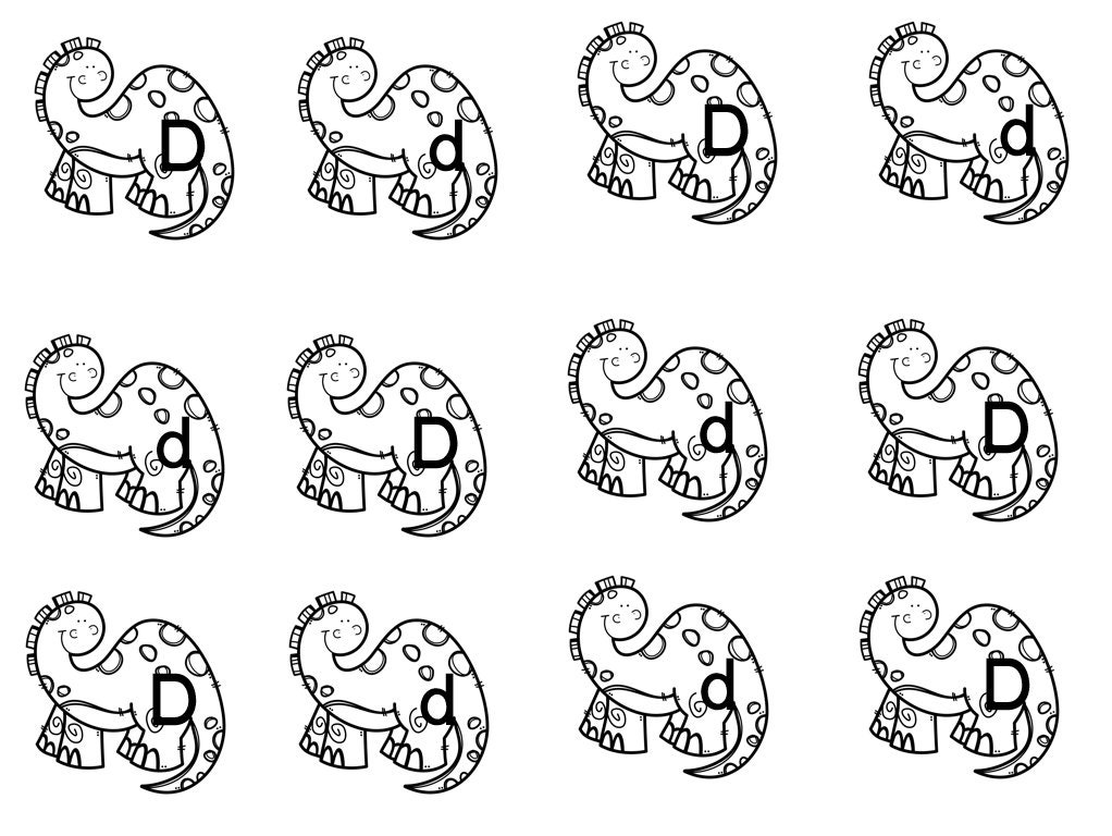 D - Letter of the Week D is for Dinosaur - Preschool Curriculum ...