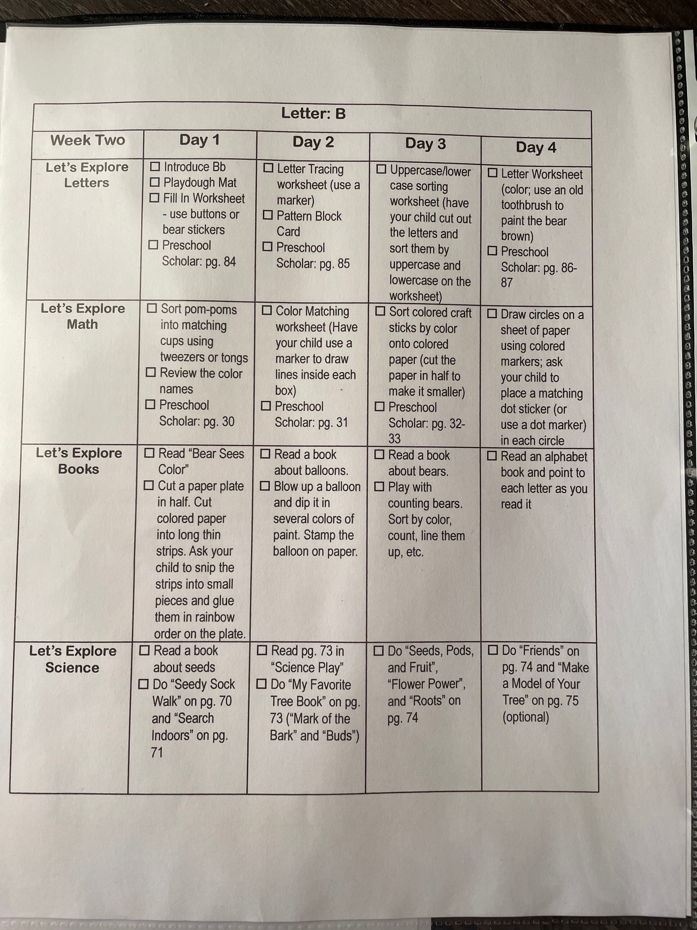 Let's Explore Preschool Curriculum Three Year Old Four Year Old ...