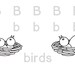 B - Letter of the Week - B is for Birds - Preschool Curriculum - Tot ...