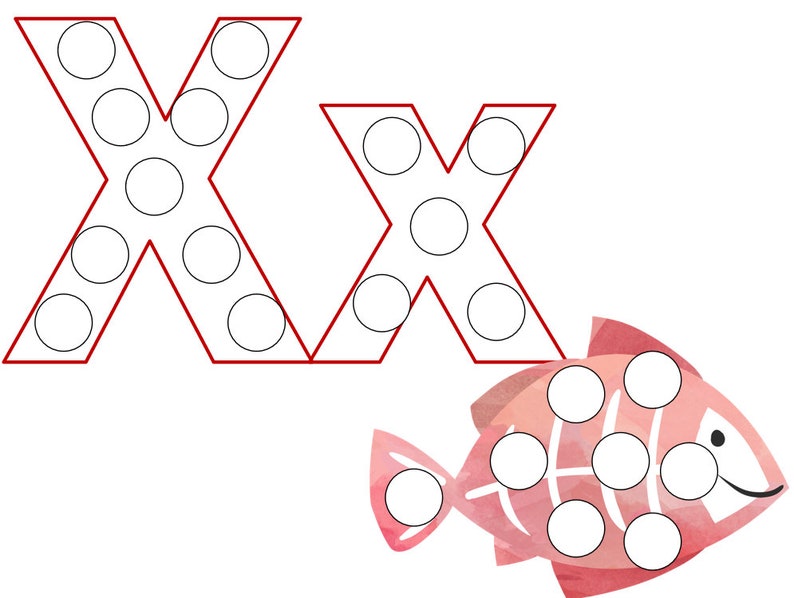 Animal Alphabet Dot Marker Worksheets Toddler School - Etsy