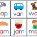 CVC Word Cards Montessori Moveable Alphabet Cards Kindergarten ...