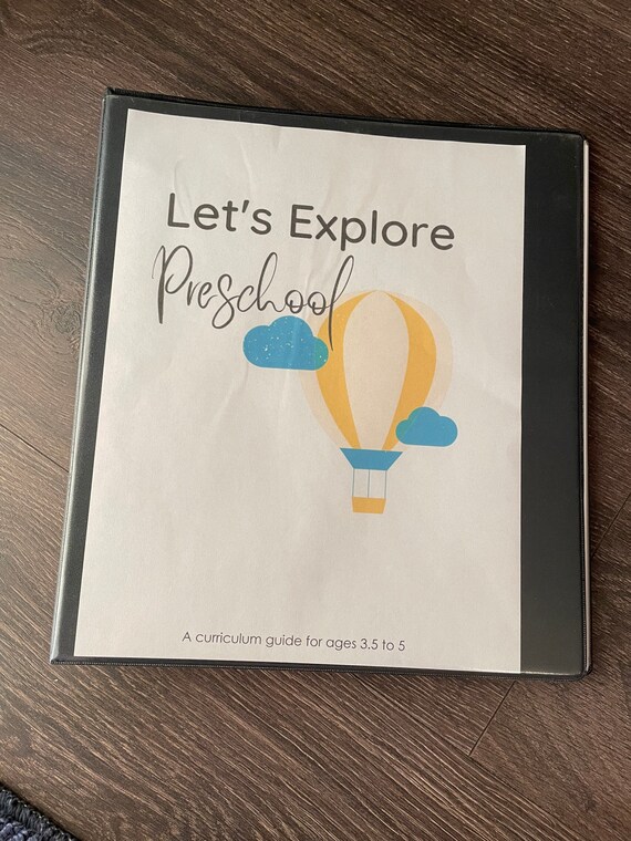 Let's Explore Preschool Curriculum Three Year Old Four | Etsy