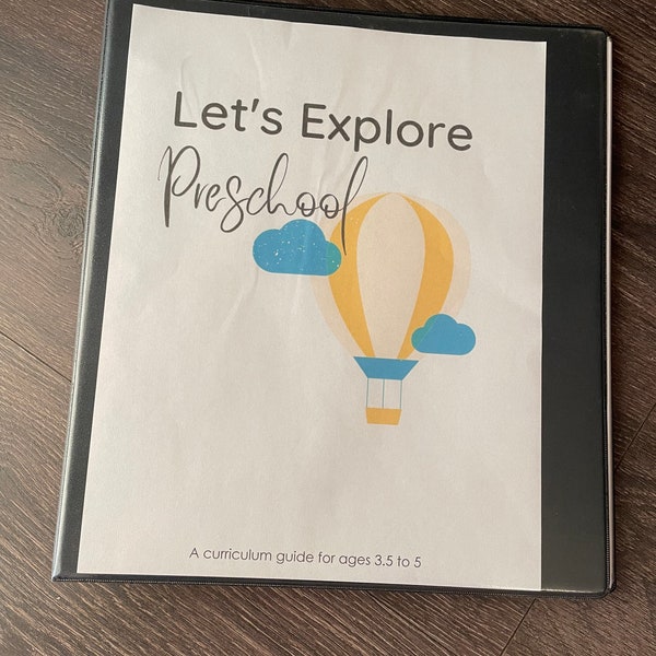 Preschool Curriculum - Etsy