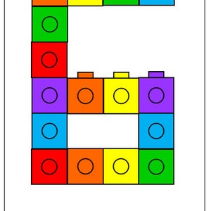 Linking Cube Counting Cards Linking Cube Number Cards Tot School ...