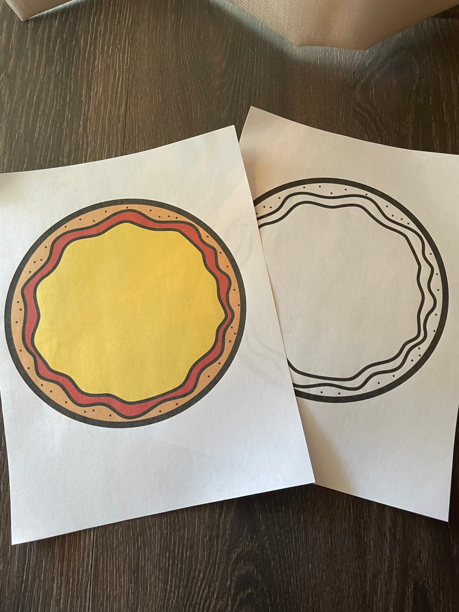 Pizza by Frank Asch Book Companion Letter P Letter of the - Etsy