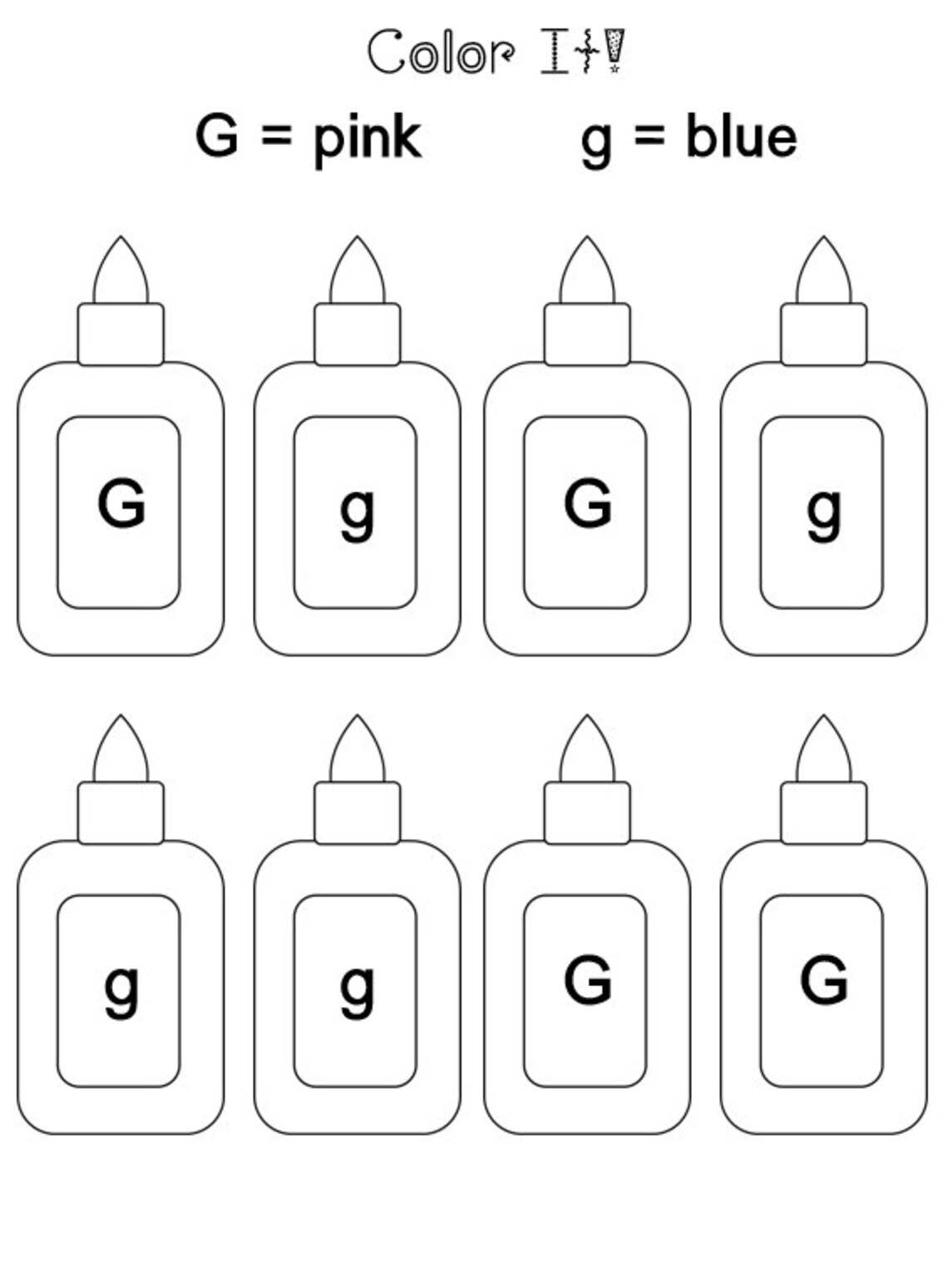 Alphabet Coloring Pages - Letter Worksheets - Uppercase and Lowercase ...