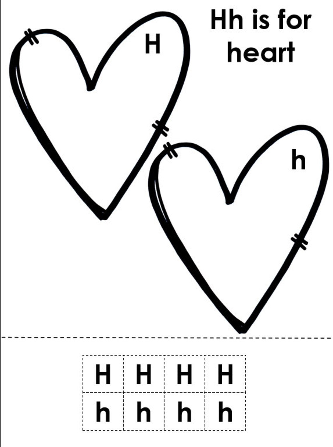 Alphabet Uppercase Lowercase Sorting Worksheets Preschool Tot - Etsy