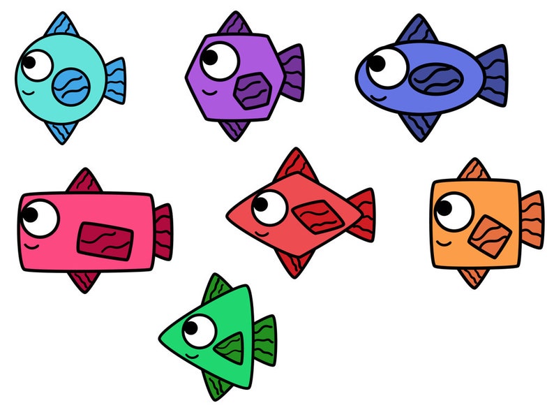 F - Letter of the Week F is for Fish - Preschool Tot School Curriculum ...