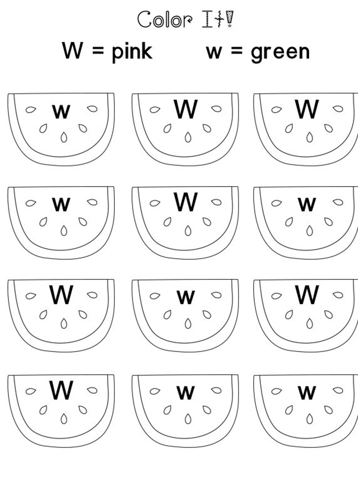 Alphabet Coloring Pages Letter Worksheets Uppercase and | Etsy