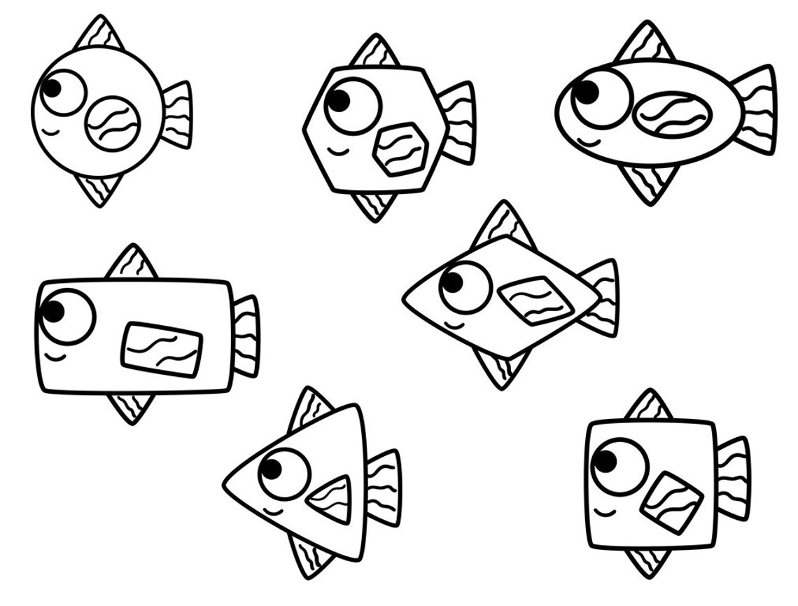 F Letter of the Week F is for Fish Preschool Tot School Curriculum ...