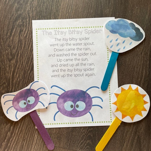 Preschool Fingerplays Morning Board Poems Fingerplays - Etsy