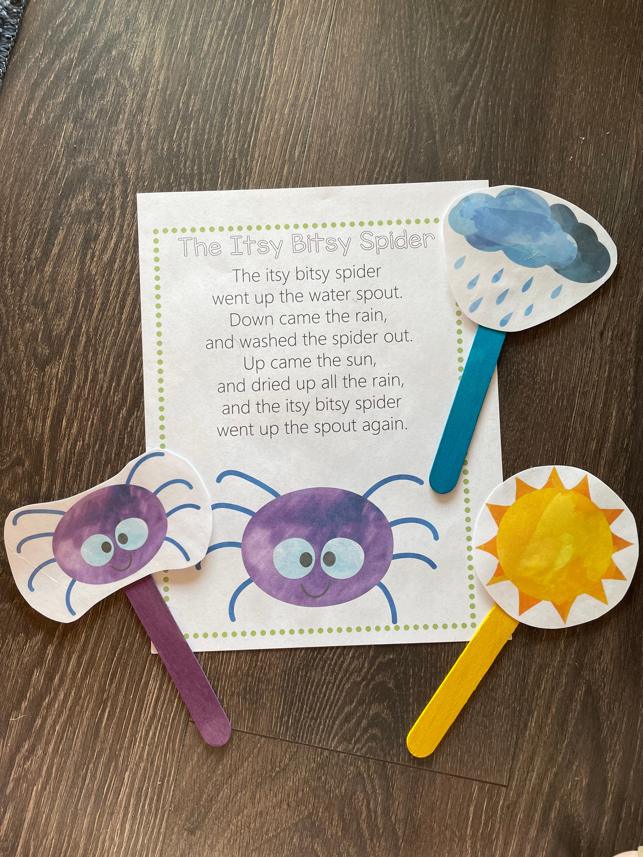 Preschool Fingerplay Posters – Songs and Puppets Bundle - Etsy