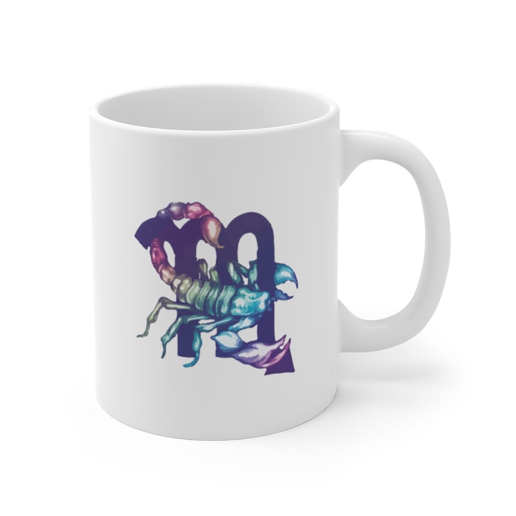 Scorpio Zodiac Mug Scorpio Star Sign Zodiac Coffee Mug for Scorpio ...