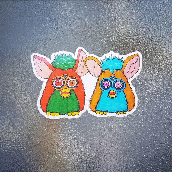 Sticker Furbys 90s nostalgic vintage kids toys furby scary | Etsy