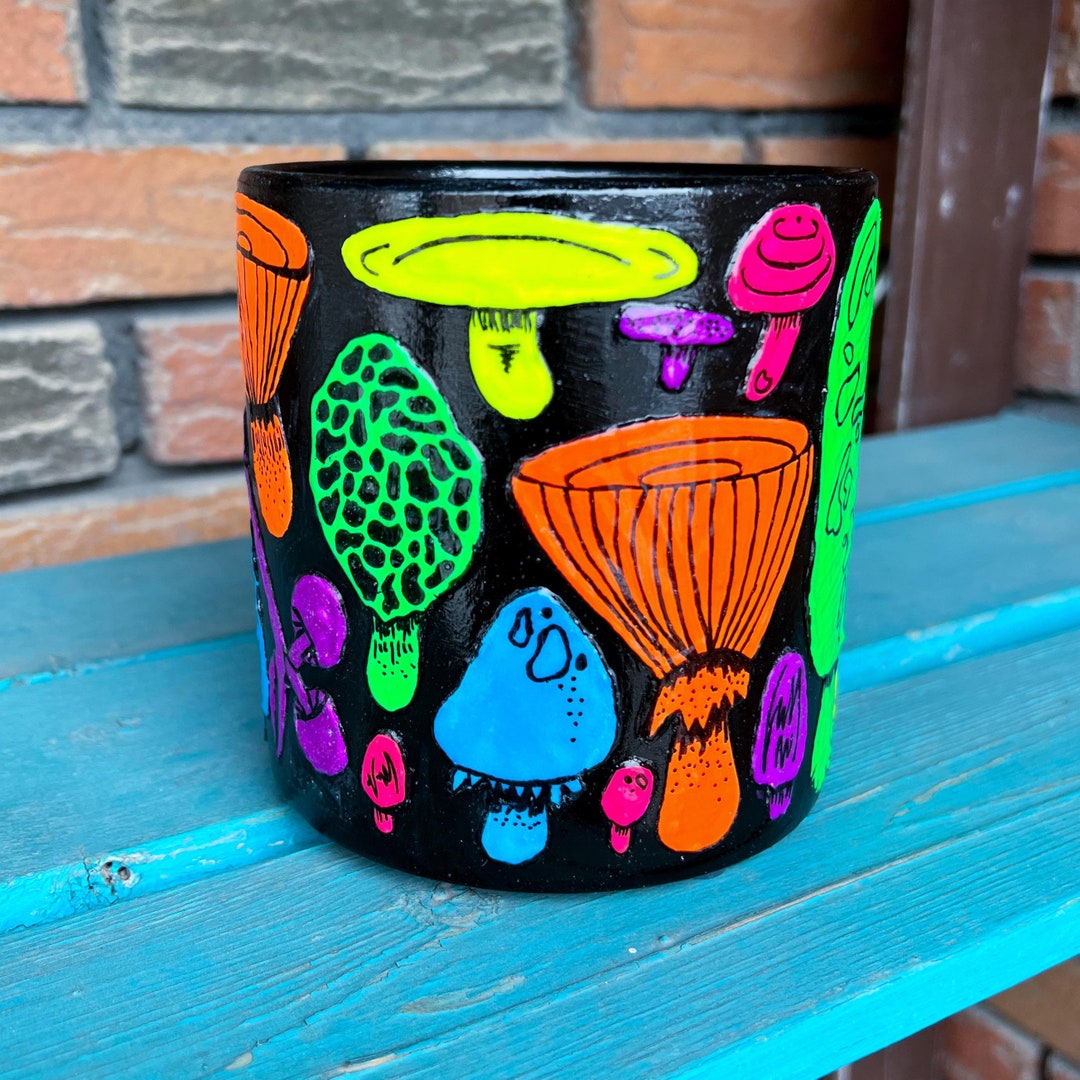 Big Spooky Ghost Pot Planter Plants Glow in the Dark Halloween ...