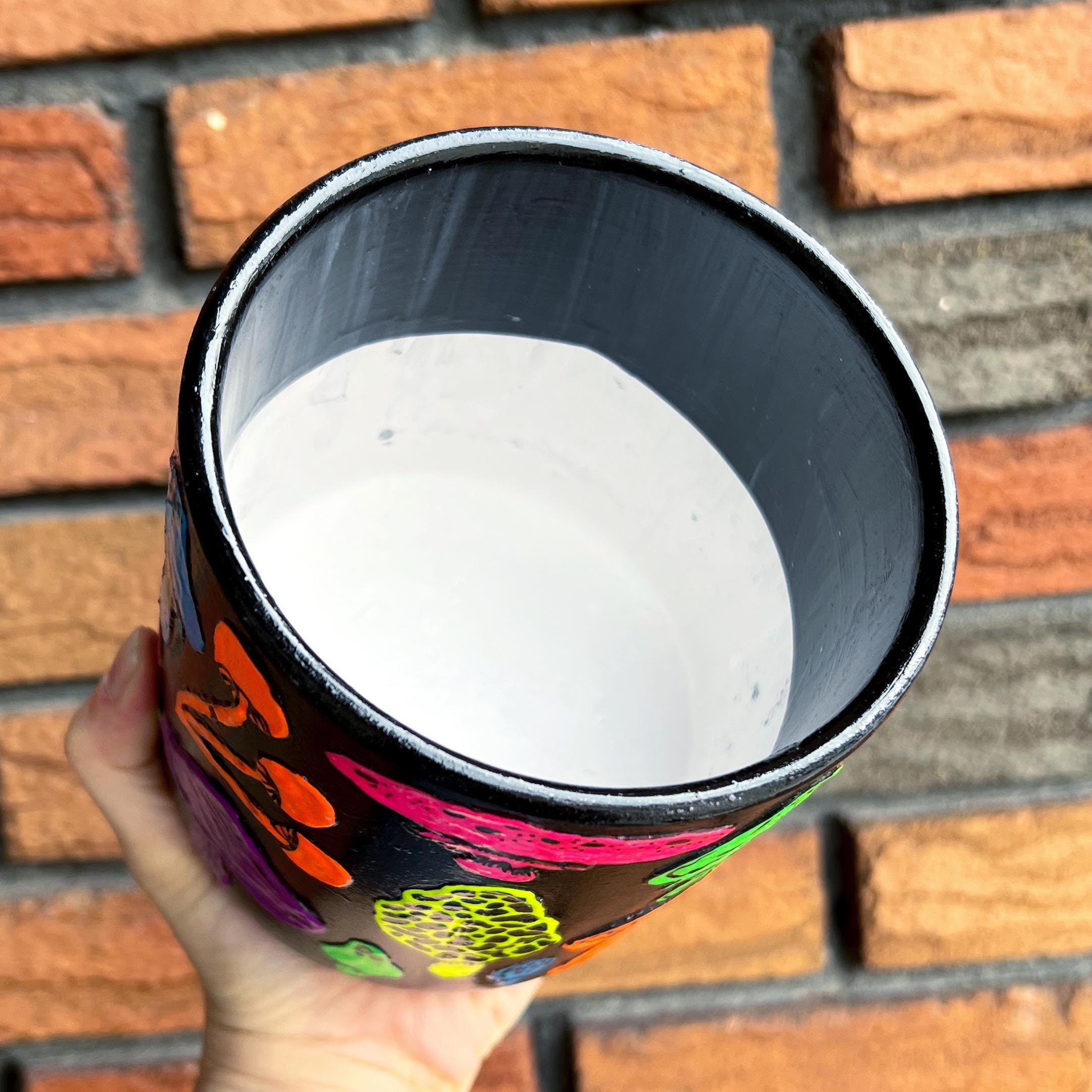 Big Spooky Ghost Pot Planter Plants Glow in the Dark Halloween ...