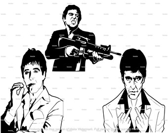 Scarface Svg | Etsy