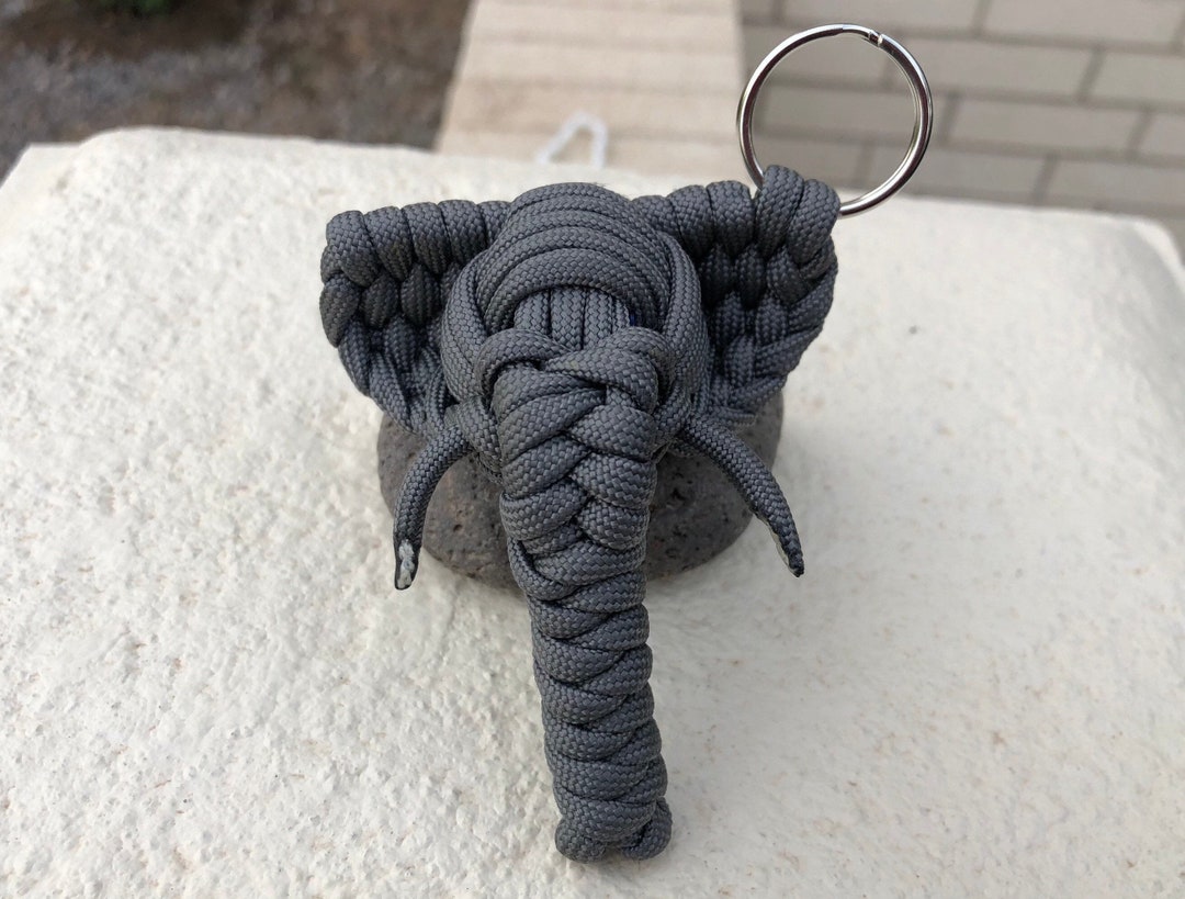 Elephant Keychain - Etsy