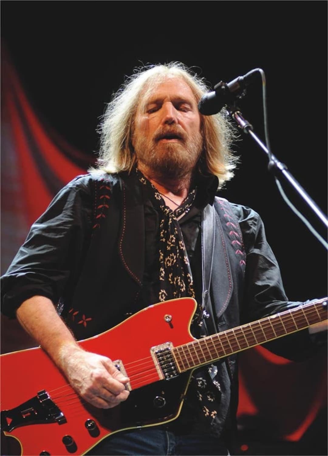 Tom Petty Poster, Tom Petty Portrait, Classic Rock, Canvas Print ...