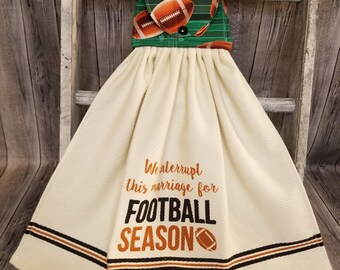 Football Hand Towel | Etsy