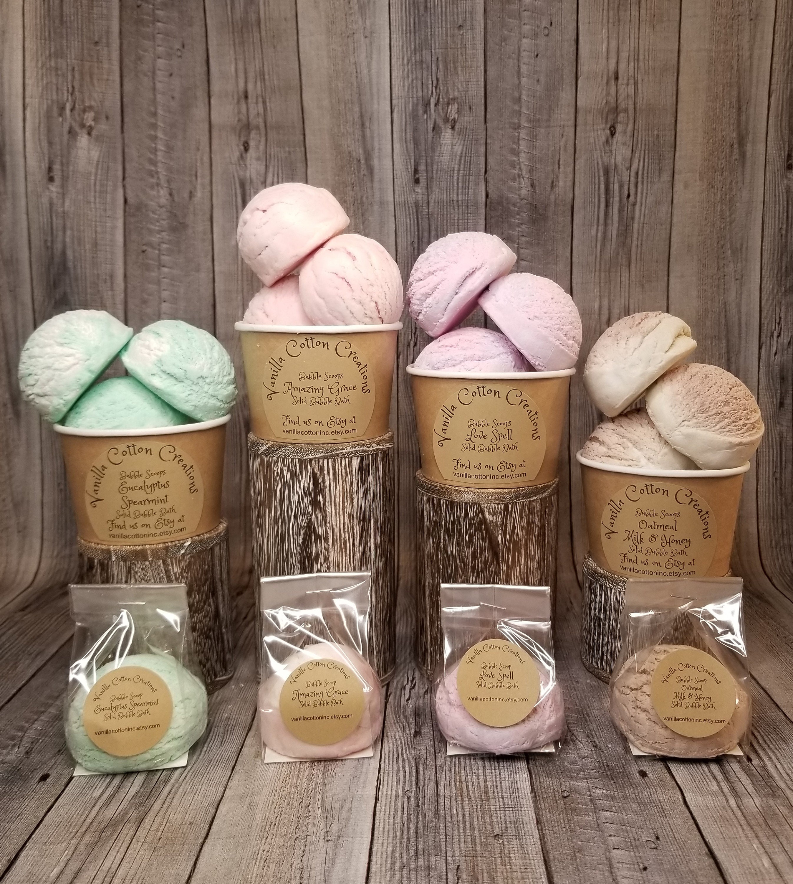 Bubble Scoops. Solid Bubble Bath - Etsy