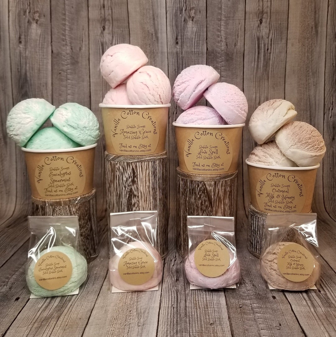 Bubble Scoops. Solid Bubble Bath - Etsy