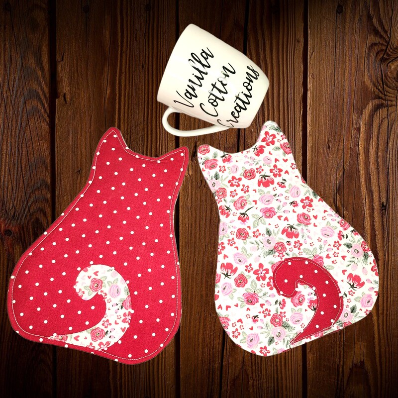 Cat Mug Rugs - Etsy