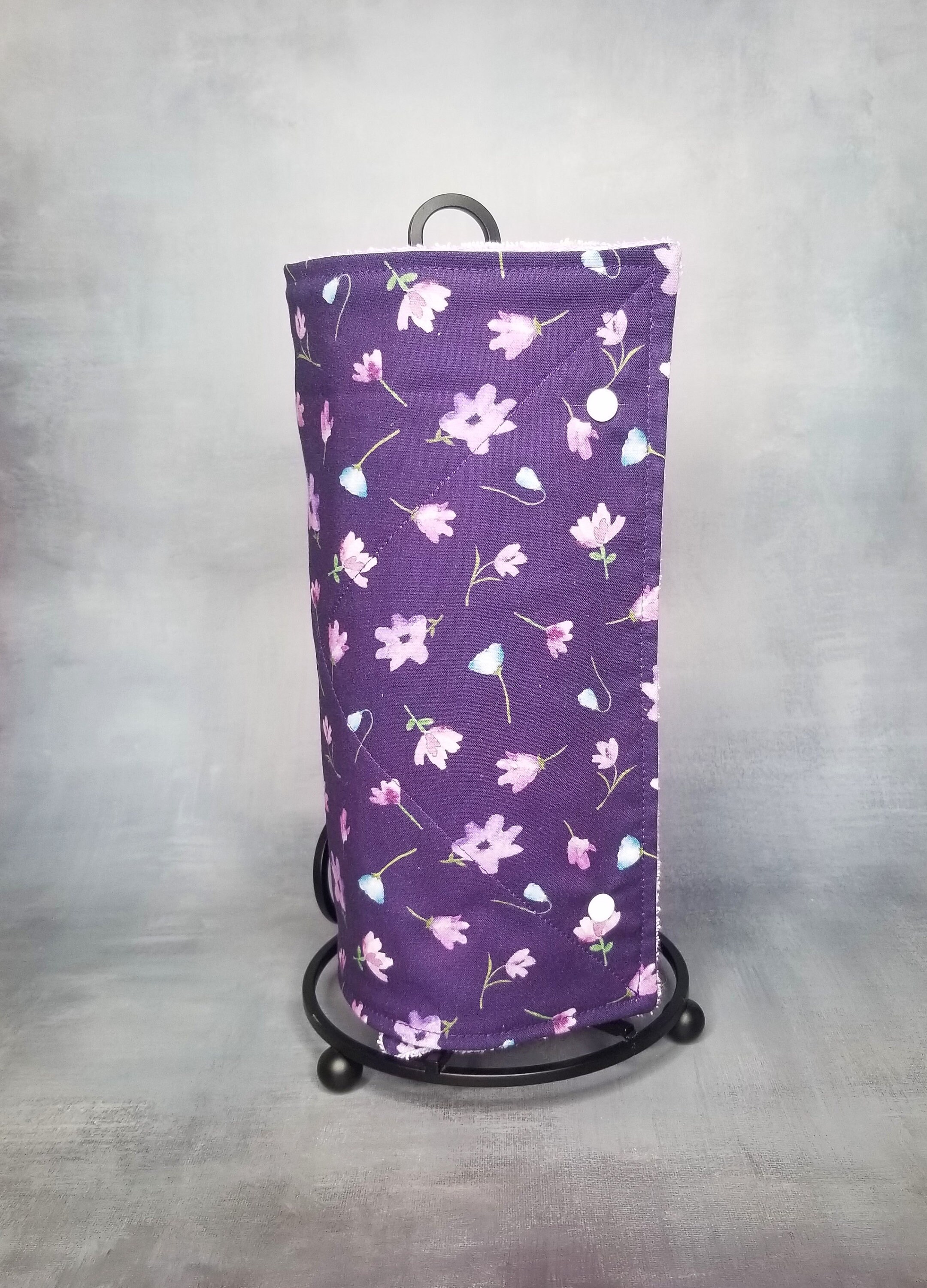 Home & Living Bath Towels Bathroom washable paper towels purple damask ...
