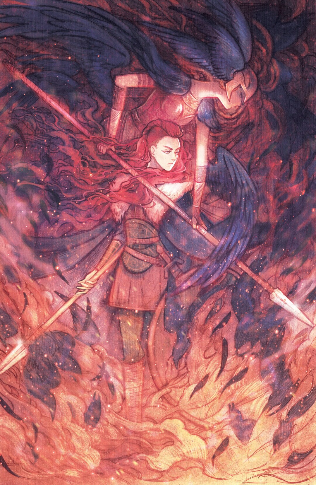 Valkyrie Art Print Original Art - Etsy