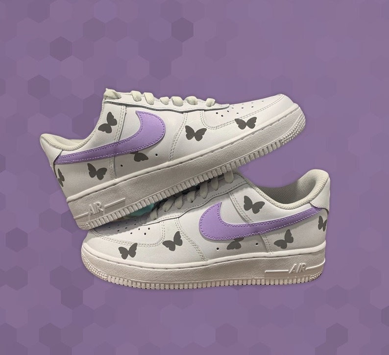 ANY COLOR Reflective Butterfly Custom Af1 Custom Nike AF1 - Etsy