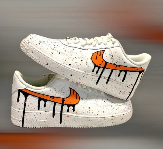 Color Drip Custom Nike Air Force 1 Custom Nike Any Color Drip - Custom ...