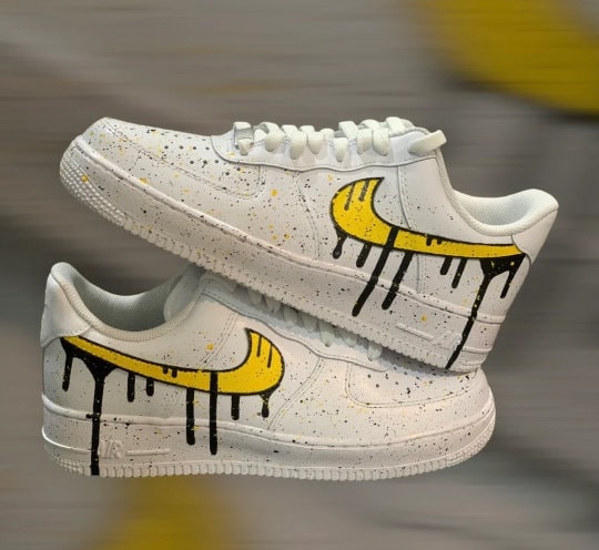 Color Drip Custom Nike Air Force 1 Custom Nike Any Color Drip - Custom ...