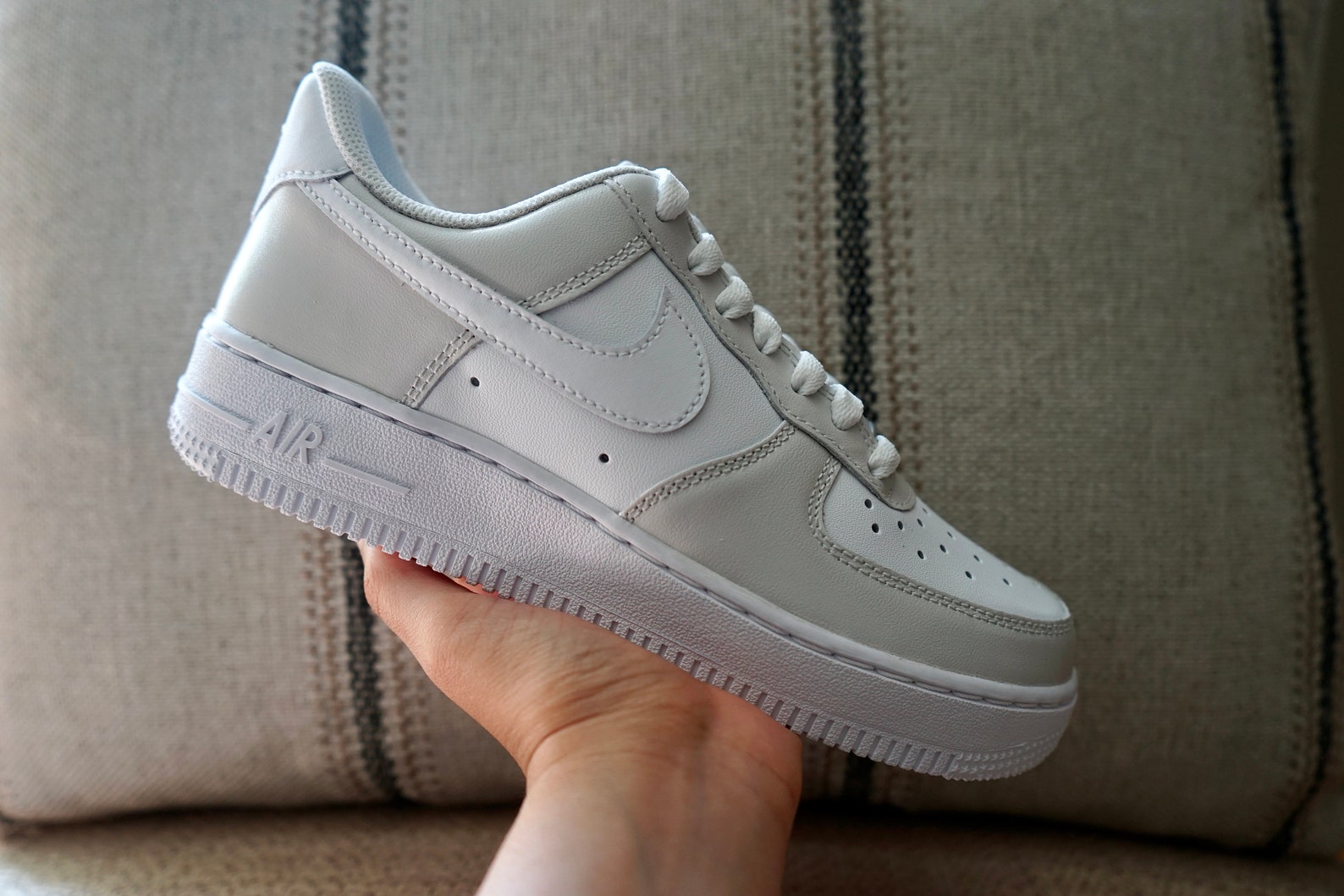 Custom Air Force 1, Beige Nike Air Force 1, Beige Sneakers, Women’s AF1 ...
