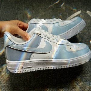 Blue Gray Air Force 1 - Custom Nike Air Force 1 - Blue Gray Tones ...