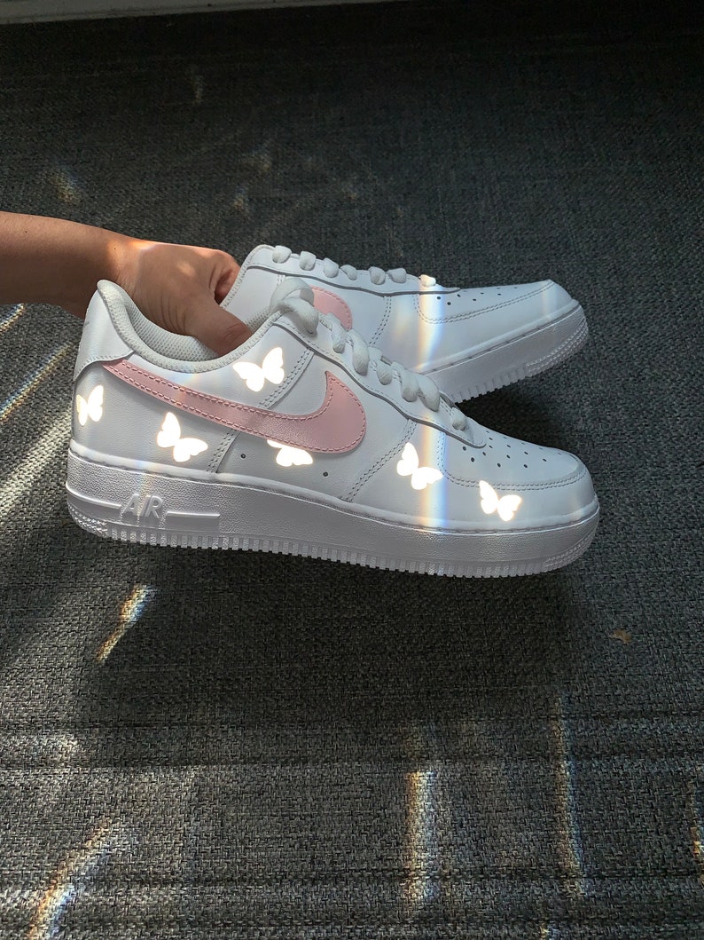 ANY COLOR Reflective Butterfly Custom Af1 Custom Nike AF1 - Etsy
