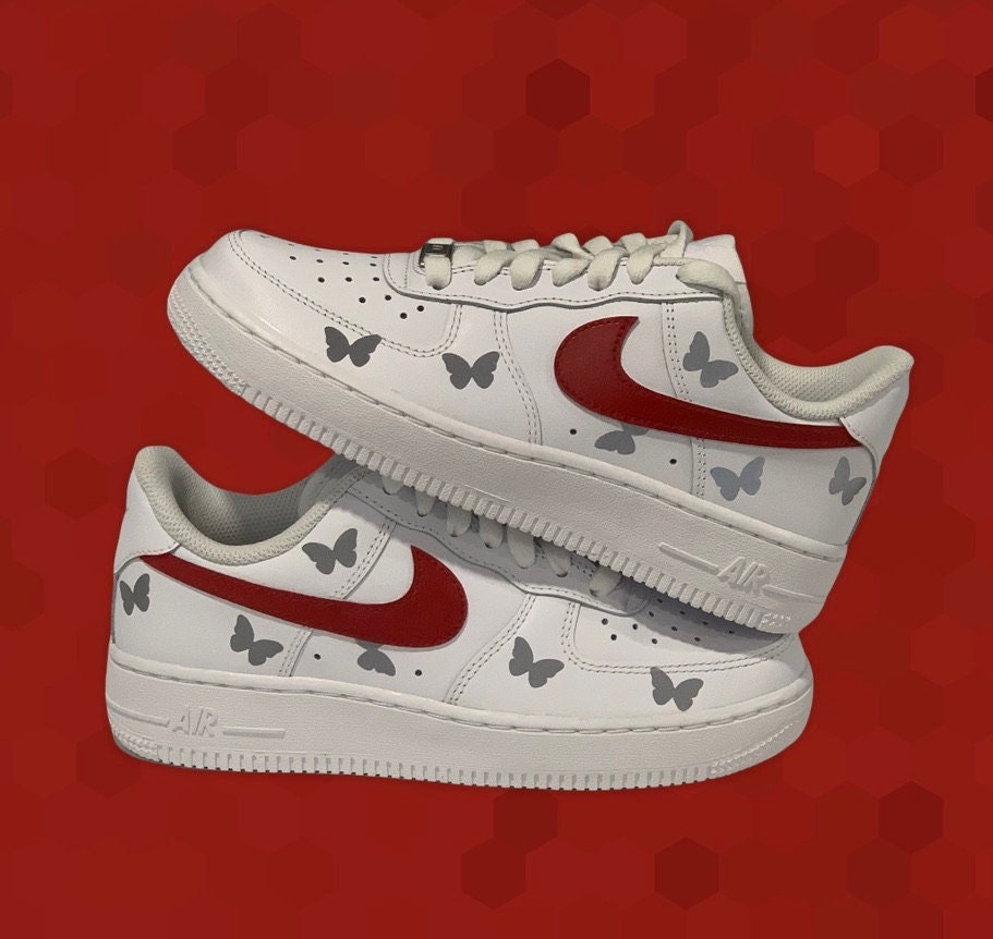 ANY COLOR Reflective Butterfly Custom Af1 Custom Nike AF1 - Etsy
