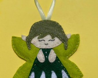 Trixy the Garden Fairy Handmade Felt Needle Felt Fairy Fairy Decoration ...