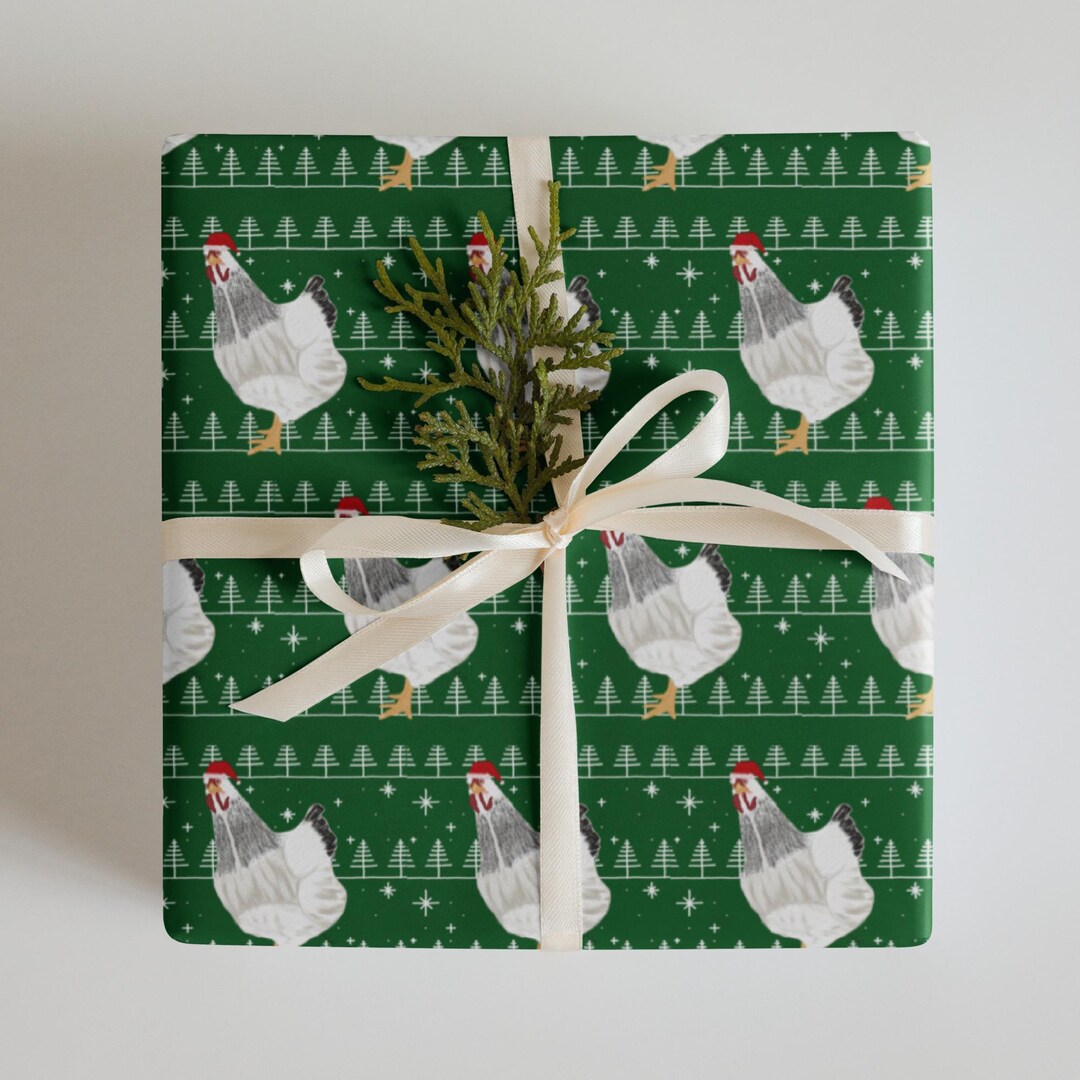 Cute Christmas Wrapping Paper, Art Wrapping Paper - Etsy