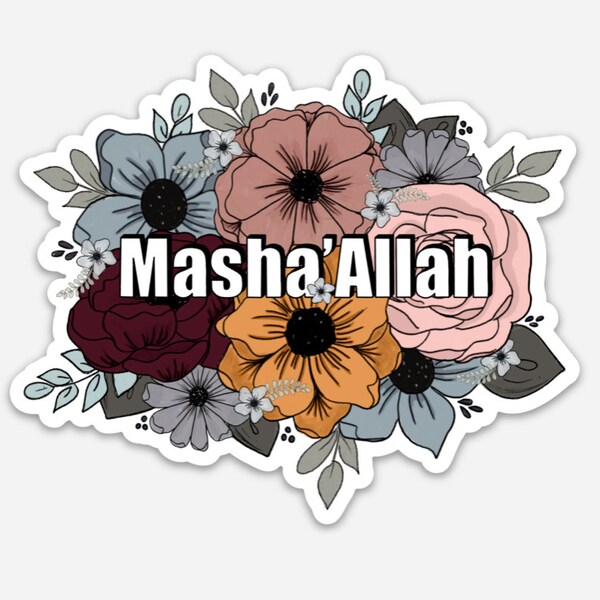 Masha'allah Stickers - Etsy