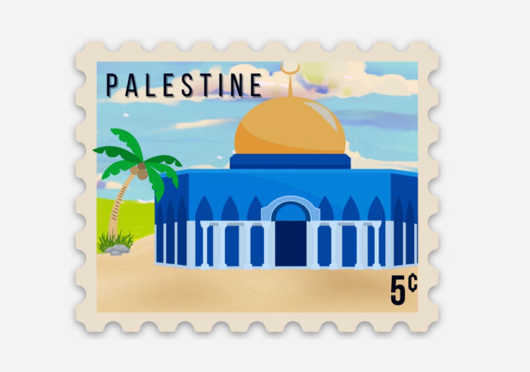 Palestine Stamp Sticker | Islamic Sticker | Islamic Stamp Sticker ...